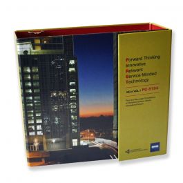 3" Front Flap Turned Edge Binder | ThePaperWorker