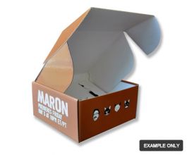 8" x 8" x 4" Premium Corrugated Box | ThePaperWorker