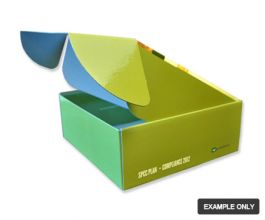 10" x 10" x 4" Premium Corrugated Box | ThePaperWorker